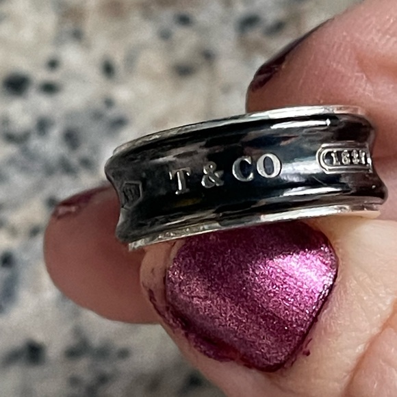 Tiffany & Co. | Jewelry | Tiffanyco Sterling Silver And Titanium ...